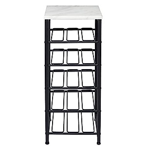 neatfreak! 15 Bottle Metal Wine Rack with Quartz Top