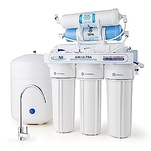 AMI 6-Stage Ultra Mineral Reverse Osmosis Water-Filter System, 75 Gallons per Day