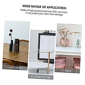 Shelf Liner 1 PC Pad Metal Trim Drawer Mats for Kitchen Cabinets Plastic Desk Mat Monstera Placemats Eva Table Cover Oil- Proof Table Cloth Desktop Mat Banquet