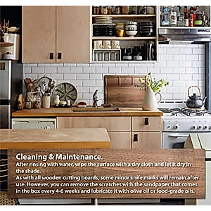 Bilikolik Large Walnut Wood Cutting Board for Kitchen (16x12x1.15) - Reversible Serving Tray - Walnut Cutting Board - Butcher Block - Meat, Vegetables, Fruits, Cheese