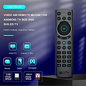 Universal Voice Remote Control,Support Bluetooth Connection,Voice Research,Air Mouse,for Android Tv Box and Media Player (G20S PRO BT)