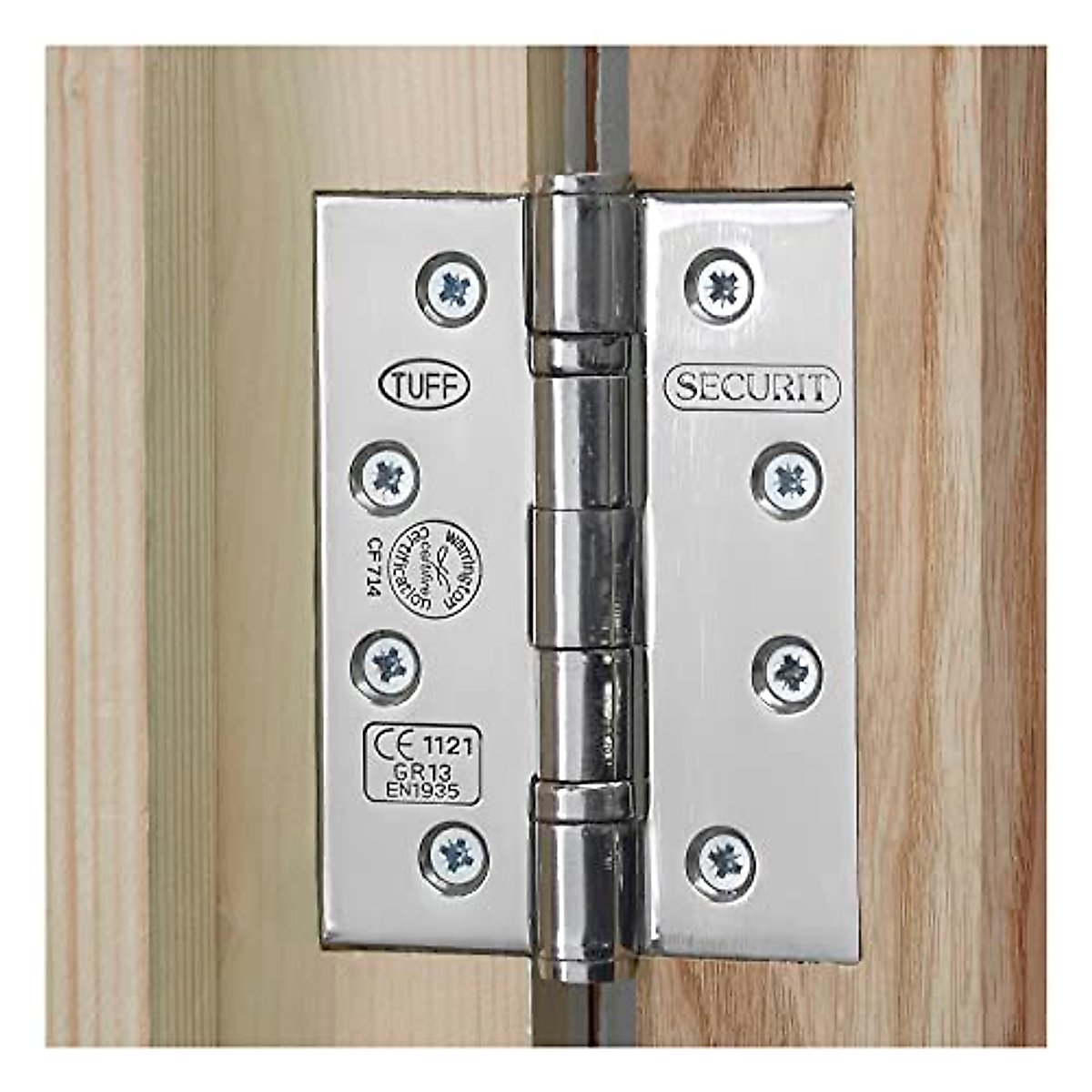 Trend Two-Part Skeleton Hinge Jig with Adjustable Blocks, Robust Carry Case & Guide Bush for Hinge Recess Cutting, Black, H/JIG/C