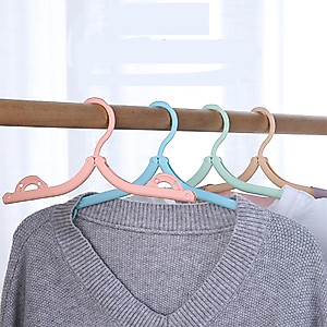 MYLDH 12Pcs Travel Hangers Foldable Portable Plastic Hangers Folding Clothes Hangers Space Saving Clothes Hangers for Business Trip Travel