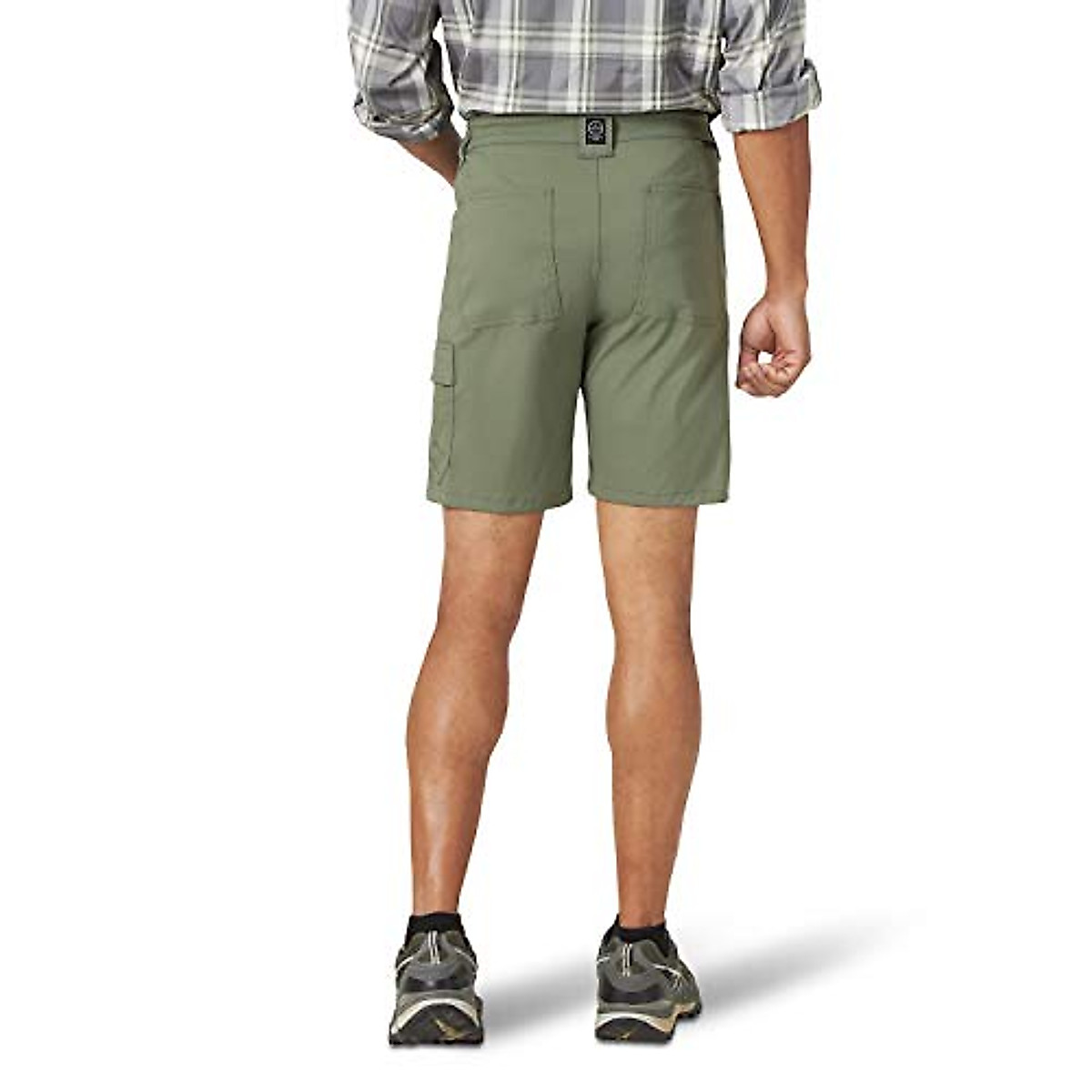 ATG by Wrangler Men's Asymmetric Cargo Short, Dusty Olive, 30