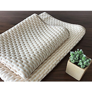 39"X47" Washable Waterproof Urine Pads Incontinence Bed Diaper Changing Mat Mattress Sheet Protector, Absorbency Hosptial Pee Pads Quilt Underpad Sheet for Baby Adults, Beige