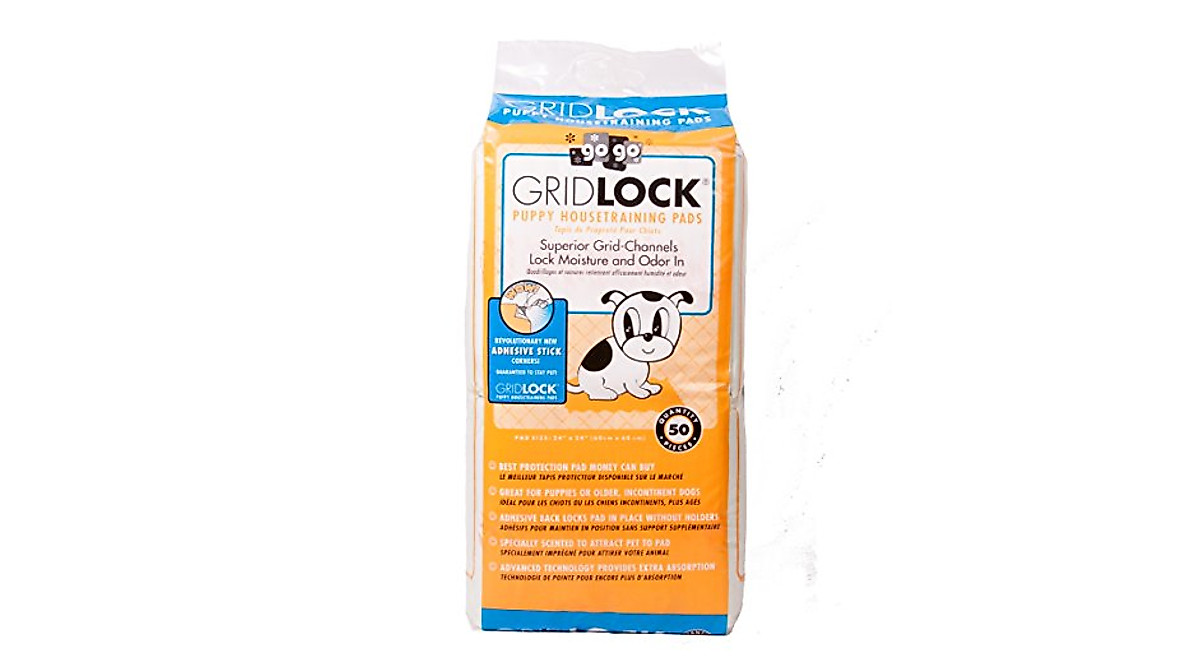 GoGo Pet Gridlock Sticky Training Pads - Absorbent & Leak-Proof