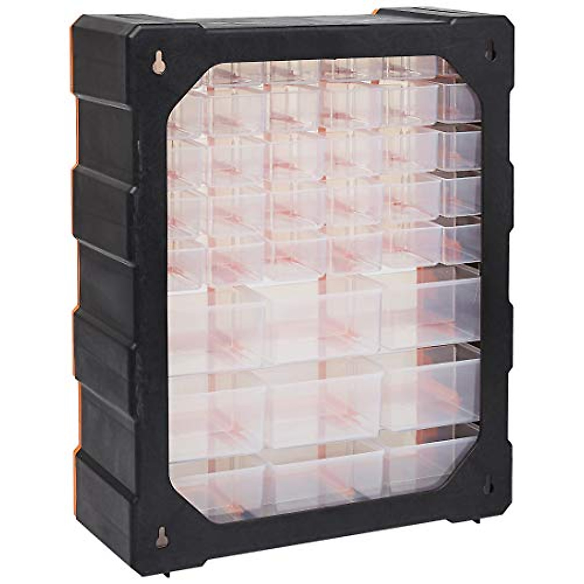 Amazon Basics Wall Mount Hardware and Craft Storage Cabinet Drawer Organizer 78 Drawers