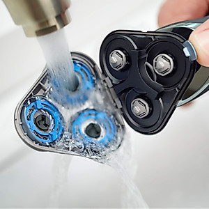 Philips Norelco Electric Shaver for Men Series 6000 Wet/Dry Electric Shaver with Trimmer Attachment Rechargeable Electric Razor with Multi MultiPrecision Cutting System