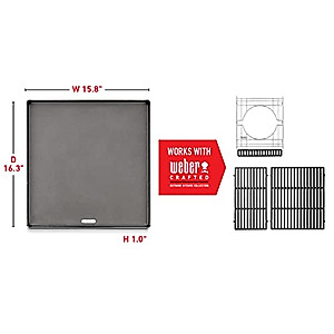 Weber Crafted Flat Top, Carbon Steel