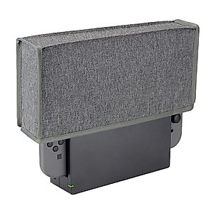 PlayVital Gray Nylon Dust Cover, Soft Neat Lining Dust Guard, Anti Scratch Waterproof Cover Sleeve for Nintendo Switch & Switch OLED Charging Dock