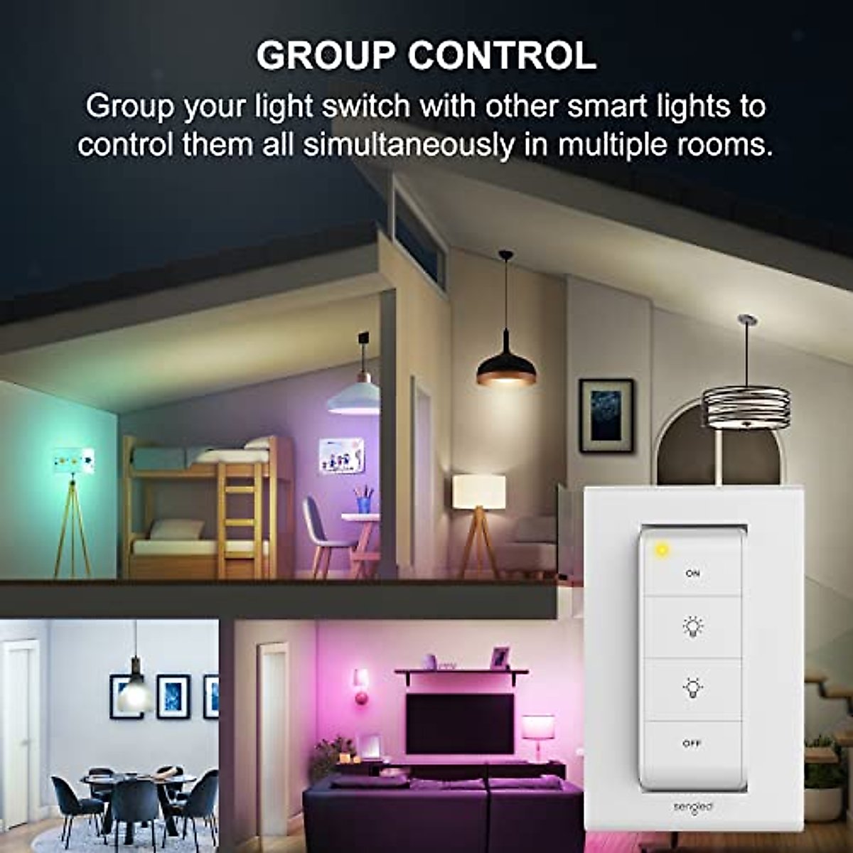 Sengled (E39-G8C) Light Compatible with Alexa, Google, SmartThings, HomeKit and Siri, Smart Hub Required Zigbee Switch Remote Control Bulbs ON/Off/Level Brightness, Dimmable, 1 Pack, White