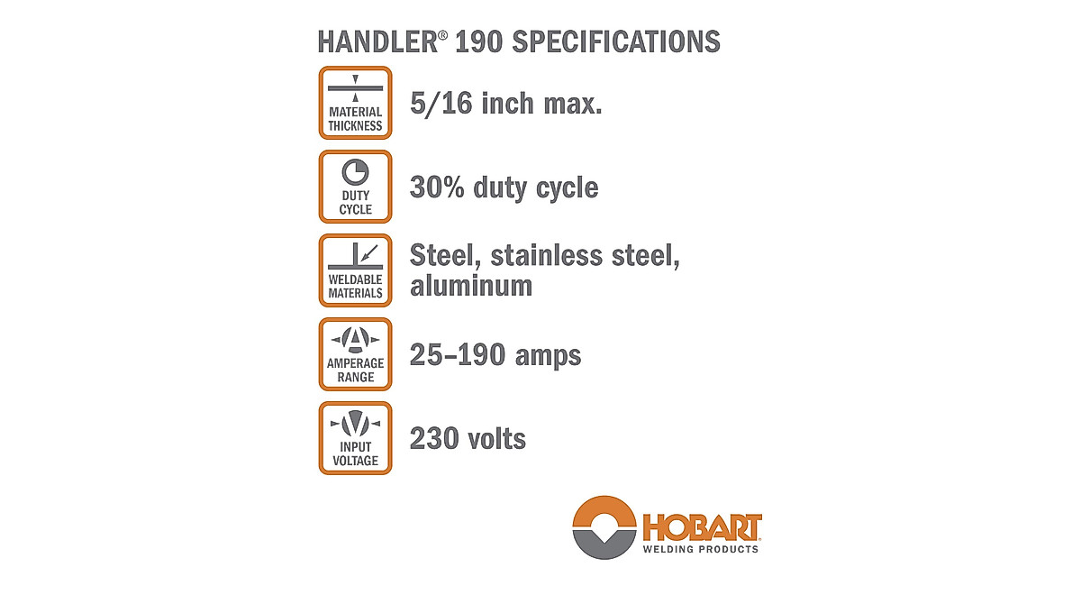 Hobart 190 MIG Welder 230V – Powerful, Versatile & Easy to Use