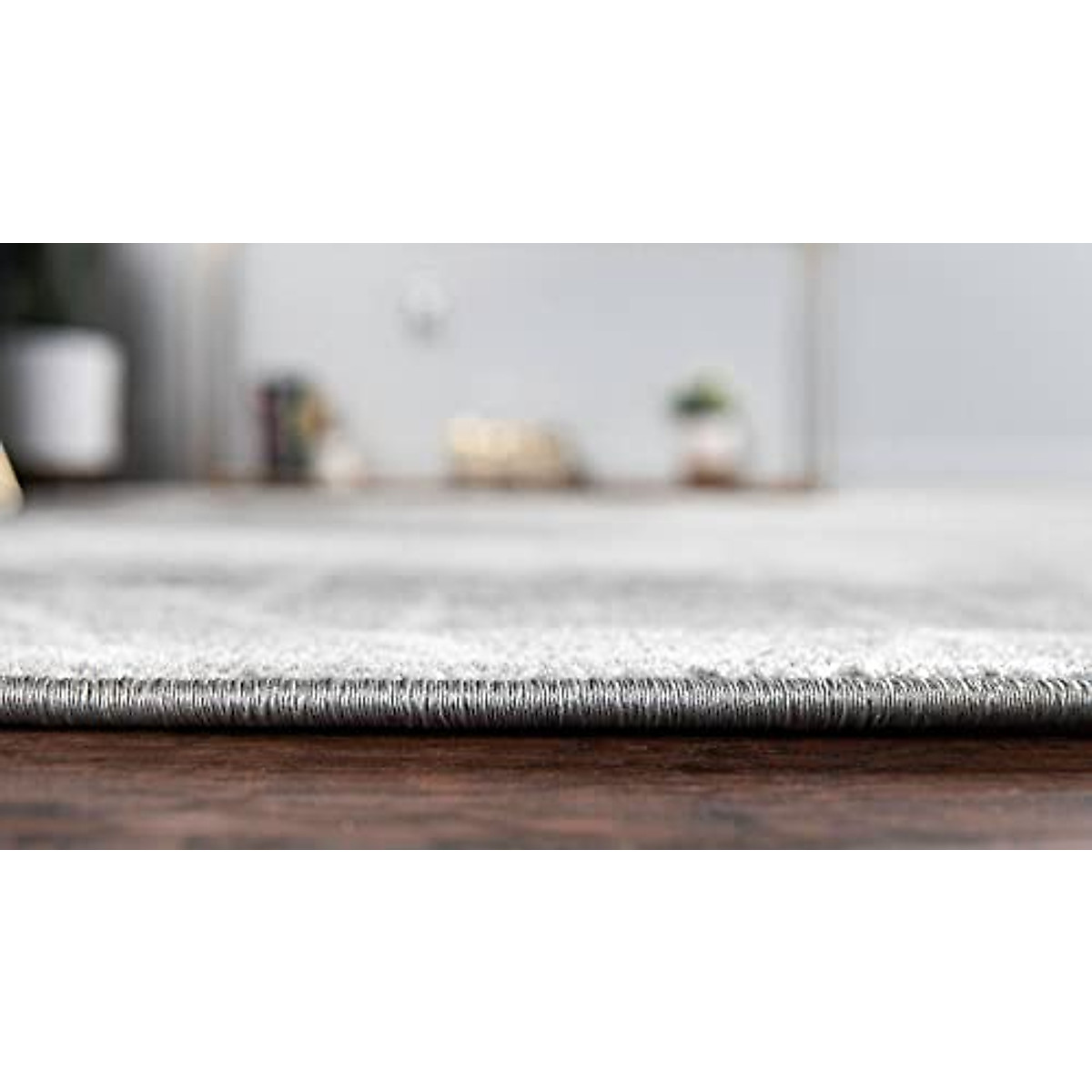 Unique Loom Sofia Collection Area Rug - Rainier (9' x 12' 2", Dark Gray/ Gray)