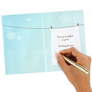 Hallmark Baby Shower Card for Boy (Blue, Now This is Cuteness) Welcome New Baby Boy, Congratulations