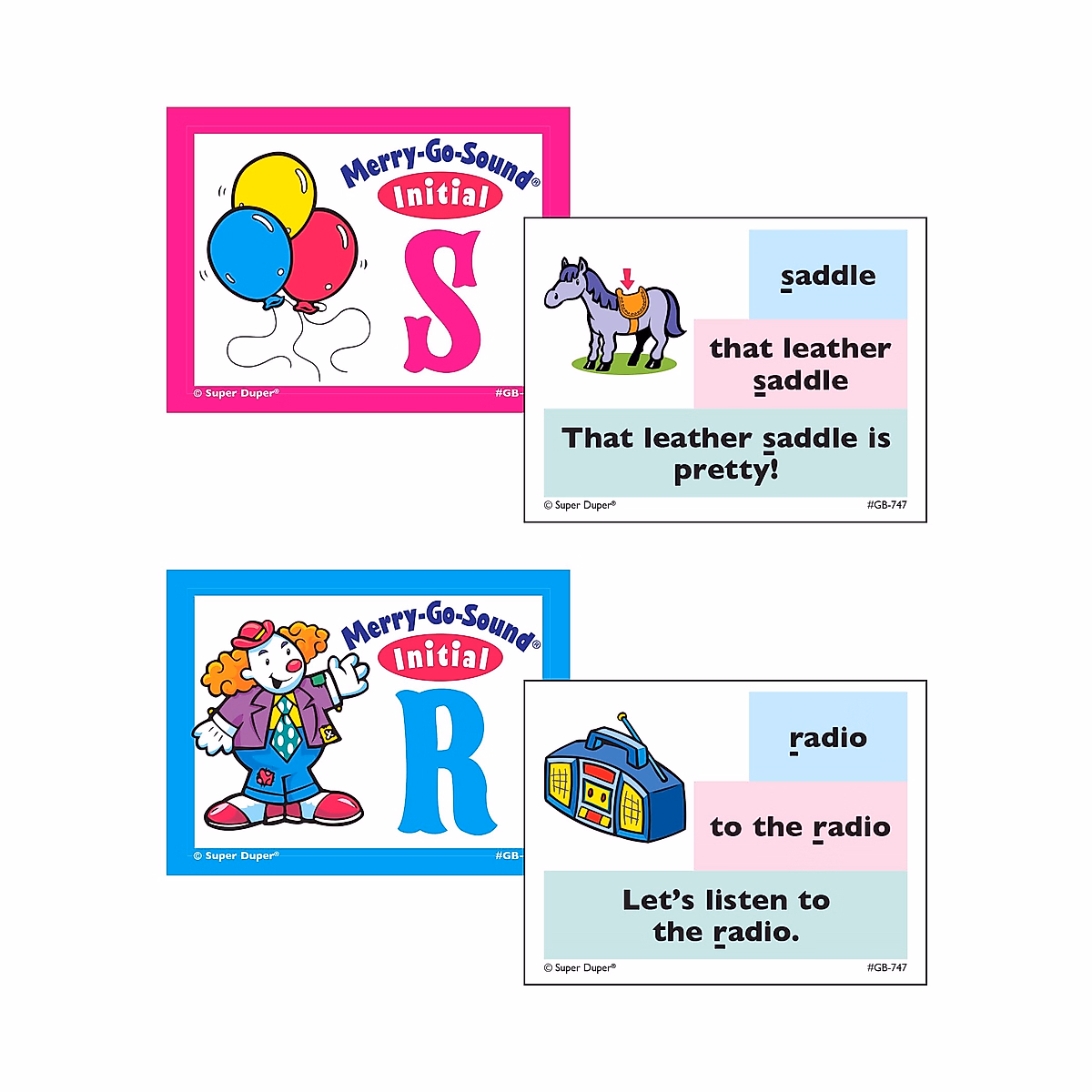 Super Duper Publications | Merry-Go-Sound® Word, Phrase, & Sentence Articulation Board Game | Educational Learning Resource for Children