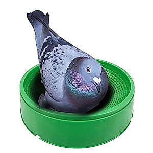 SRRPSPIGEON Pigeon Nest Plastic Bird Nesting Bowls 4pc Bird Nest Bowl Breeding Hatching Nest for Pigeons, Quails, and Small Birds