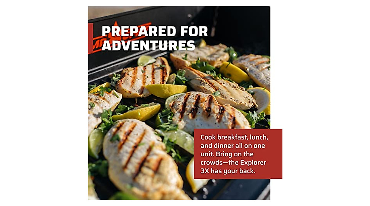 Camp Chef Explorer 3X Stove - Perfect for Outdoor Cooking