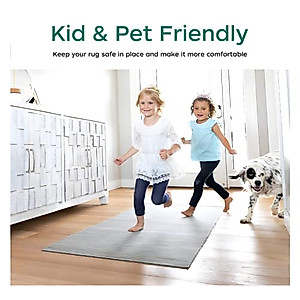 Anti Slip Backing Rugs for Living Room 8X10 Feet / 240X300 Cm Rug, Fluffy Shag Area Rug Carpet, Stain Resistant,Non-Shed,Ideal Home Decor Carpet White Blue Stone Pattern