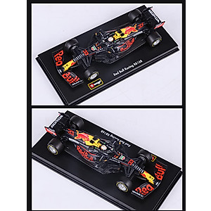 pchmodel 1:43 F1 RB16B Red Bull Racing Car 2021 NO.33 &11 Alloy Luxury Vehicle Diecast Cars Model Toy Collection by Bburago 38056 (RB16B NO.33 Hardcover Edition)