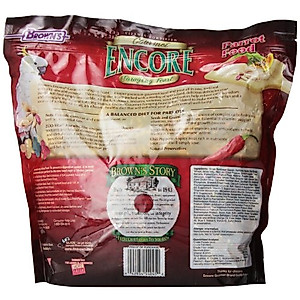 F.M.Brown'S Encore Gourmet Parrot Food, Net Wt 4 Lb