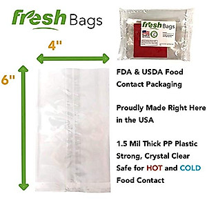 100 Clear Treat & Favor Bags | Twist Ties Included | Great For Cake Pops, Candy, Gifts, Wedding or Party Favors | Food Safe Plastic | Stronger Than Cellophane | 1.5 Mils Thickness | 4" x 6"