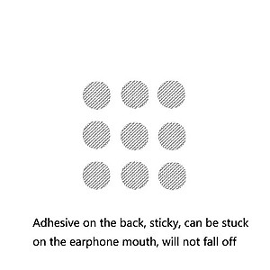 Earphone Filter Mesh Replacement Earbuds Dusty Filter Compatible for Beats Studio Buds,Beats Fit Pro,Beats Flex,Beats x,Urbeats2,Urbeats3, Powerbeats pro Earbuds Dust-Proof (Inner Diameter 4mm