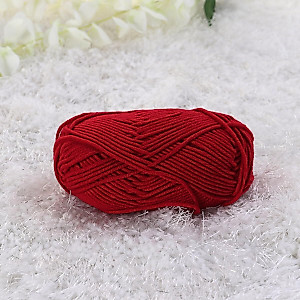 SUPVOX Knitting Yarn Crochet Yarn Thick Yarn Green Black Purple red Blue Yellow Yarn Chunky Yarn for Crocheting Yarn for Knitting Yarn for Crocheting Baby Scarf Cotton Thread