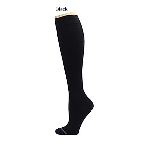 REXX 3 Pairs Women's Knee-high Therapeutic Graduated Anti-Fatigue 8-15mmHg Compression Socks (W8-Pack10)