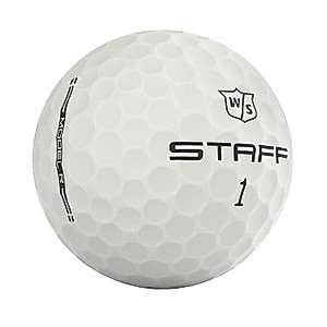 Wilson Staff Model R Golf Ball - 12 Balls, White