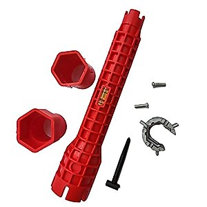 dsdzkj 8-in-1 Sink Wrench, Basin Wrench is a Multi-purpose Tool for The Kitchen, Bathroom, Toilet, and Narrow Space Under