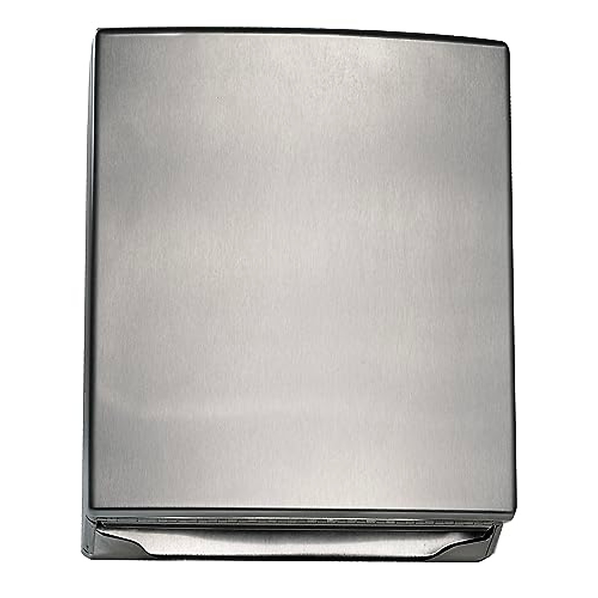 BOBRICK 4262 ConturaSeries Stainless Steel Paper Towel Dispenser with TowelMate, Satin Finish, 4-7/8" Length, 13-1/4" Height, 10-13/16" Width