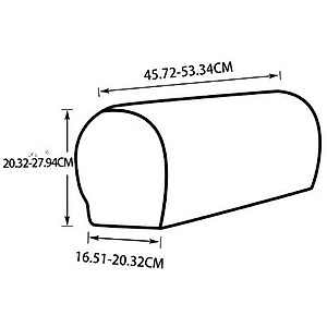 BADASS SHARKS Black Polyester Waterproof Stretch Fit Washable Armchair Sofa Furniture Cover