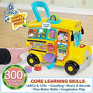CoComelon Ultimate Adventure Learning Bus, Preschool Learning and Education, Officially Licensed Kids Toys for Ages 2 Up, Gifts and Presents by Just Play