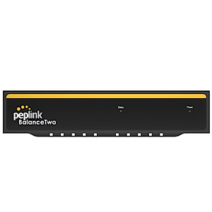 Peplink Wired Router for Internet Balance Two High-Speed 1Gbps Throughput Gigabit Ethernet WAN VPN Computer Router Fanless Design Class Branch Routers for Demanding Enterprise Workloads.