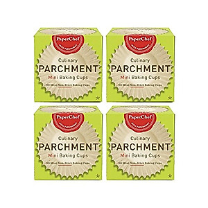 Mini Paper Cupcake Liners / Baking Cups, 90-ct/Box (Pack of 4)