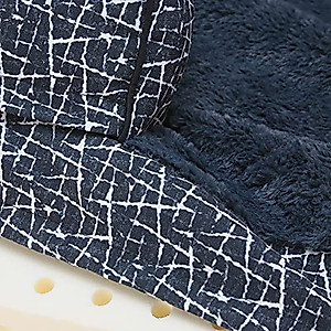 long rich Rectangle Pet Bed, Cozy Latex Foam Dog Sofa Bed for Small, Medium, and Large Pets, Waterproof PV Plush Fabric Pet Cushion,Non-Slip (30" x 20" x 6.5", Printed Canvas-Grey) (LTX-BLACK-M-4697)