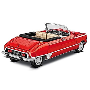 COBI Cars 1:12 Scale 1962 Citroën DS 19 Decapotable Executive Edition, Red
