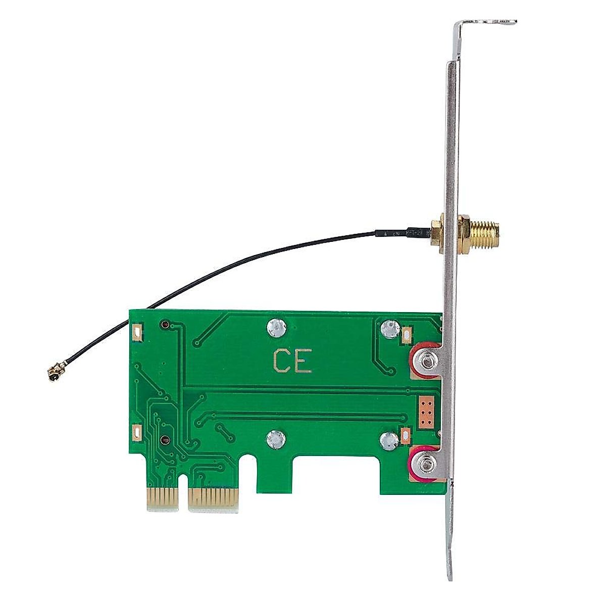 PCIe Network Card, PCI Express to Mini PCI Express Card Adapter, Network Ethernet LAN Mini PCI-E Riser PC to Laptop Network Card Adapter Converter