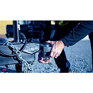 AMPLOCK U-BRP2516 RV/Trailer Coupler Lock (fits 2 5/16 inches Ball Coupler with Straight Lip only) | Made in Canada