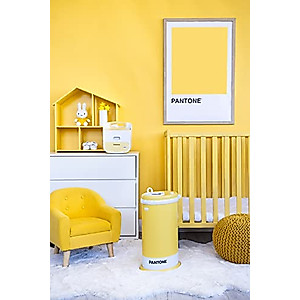 Ubbi Steel Odor Locking Diaper Pail, Pantone Yellow (Discontinued by Manufacturer)