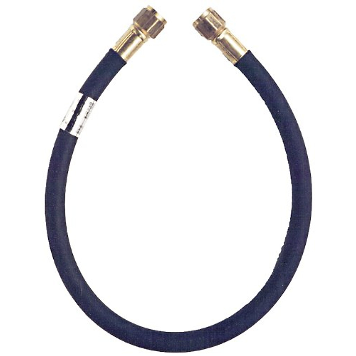 Trident Marine 1014-3838-24 L.P. Gas Supply Line Hose, 2', Brass Fittings