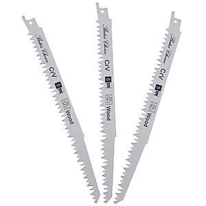 Bates- Wood Pruning Reciprocating Saw Blades, 9 Inch, 3 Pack, Sawzall Blades, Reciprocating Saw Blades, Sawzall Pruning Blades, Pruning Blade for Reciprocating Saw, Wood Saw Blades