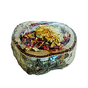 Living World Green Snack Bowl, 2-in-1 Snack Feeder and Chew Toy for Small Animals, Vegetable Medley