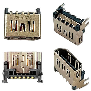 PAOBTEIY HDMI Port Replacement for Playstation 5, HDMI Display Socket Connector Jack for Sony PS5 (Ps5 2pc)