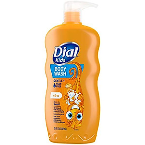Dial Kids Body Wash, Citrus, 24 fl oz (Pack of 4)