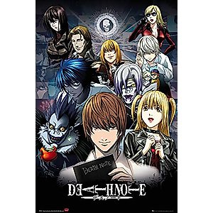 POSTER STOP ONLINE Death Note - Manga/Anime TV Show Poster/Print (Character Collage) (Size 24" x 36")