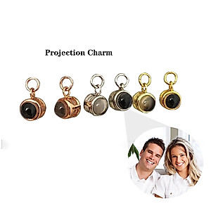 U ZERO Custom Actual Fingerprint Necklace Handwriting Text Engraved Necklace Personalized Memorial Gift