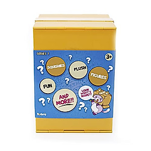 LankyBox Giant Mystery Box: Wearable Boxy case, 2 Figures, one 6” Glow-in-The-Dark Plush, a Squishy , pop-it Fidget Toy, Canny with pop-Out Sticky, and 3 Stickers