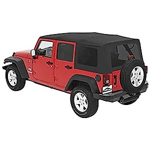 Pavement Ends by Bestop 51204-35 Black Diamond Replay Replacement Soft Top Tinted Windows; No Door Skins Included for 2010-2018 Jeep Wrangler Unlimited