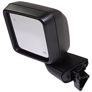 Kool Vue Driver Side Power Heated Mirror for Jeep Wrangler 2018-2023 With Blind Spot Monitor Textured